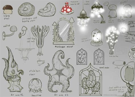 Yen Shu Liao On Linkedin Propdesign Mushroom Fungi Conceptart Gamedev Indiegamedev Dndart