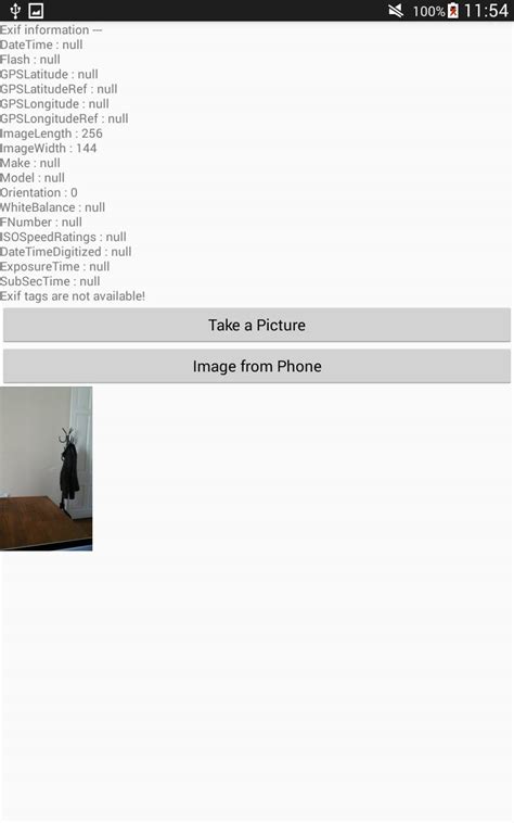 I Want To Read Exif Info In Image In Android I Can Read Exif From