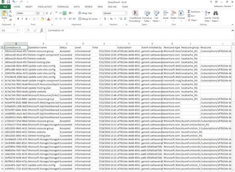 audit logging feature in azure