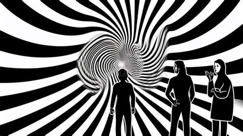hypnotical power of unique perspective mindblowing ai illustration stock illustration
