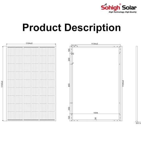 Solar Mono Panel 400w Sohigh Solar