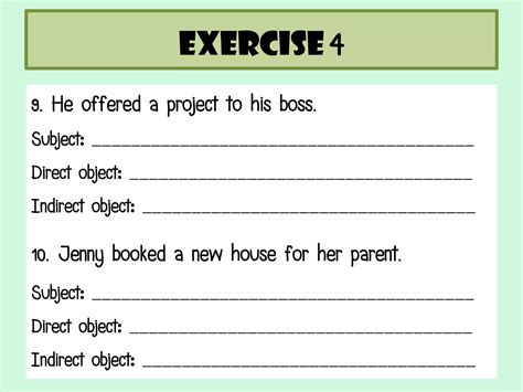 Direct Indirect Object Ppt