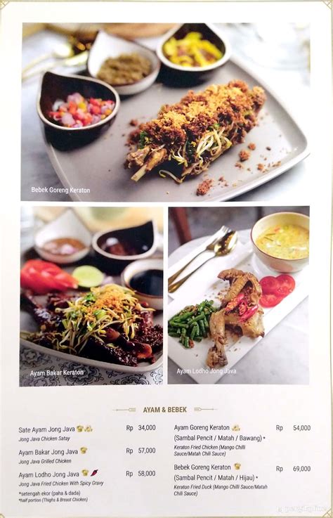 Selalu Diperbarui Menu Jong Java Mulyorejo Surabaya