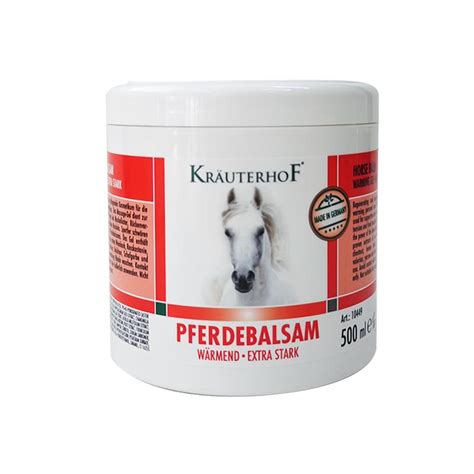 Krauterhof正品德国马栗膏按摩露发热大小马油膏500ml 250ml可选种草 评价 抖音