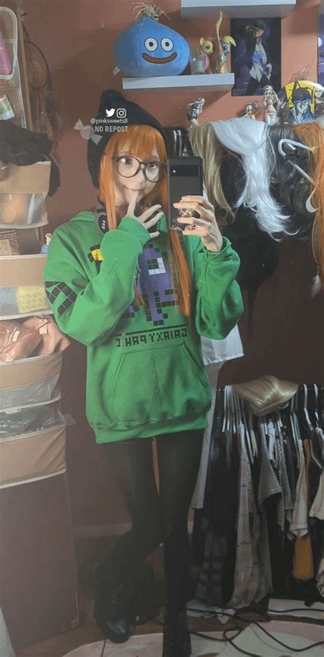 My Cosplay Of Futaba Sakura In Her Persona 5 Royal Winter Outfit R