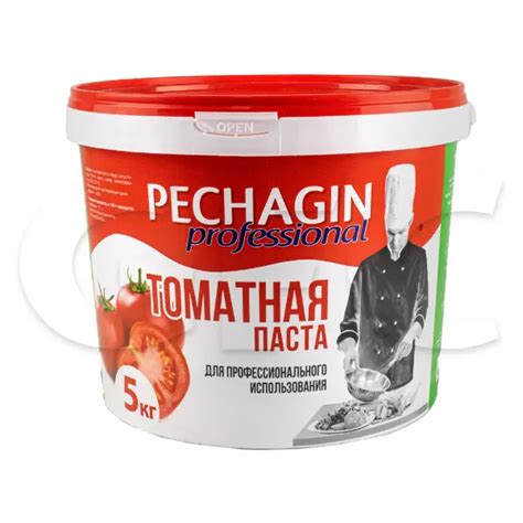 Томатная паста Печагин 5кг ведро 23666 - купить оптом по низкой цене с ...