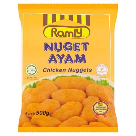 Ramly Nuget Ayam Chicken Nuggets 500g Shopee Malaysia