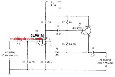 Fet Amplifier Circuits Making Easy Circuits