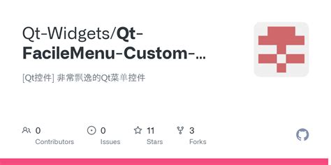 Github Qt Widgetsqt Facilemenu Custom Animated Context Menu Animation Qt控件 非常飘逸的qt菜单控件