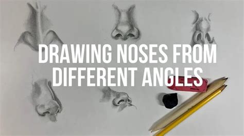 How To Draw Different Nose Shapes Jescia Hopper PaintingTube