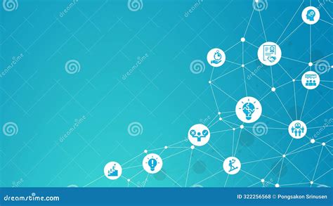 Soft Skills Containing Communication Solid Icons Vector Collection Eps 10 Stock Vector