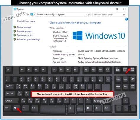 Tom Urtis On Linkedin Showing Your Computers System Information With