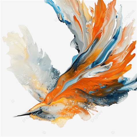 공중에 떠 있는 새의 날개를 추상화한 그림 추상적인 페인트 등 새의 날개 Png 일러스트 및 이미지 에 대한 무료 다운로드 Pngtree