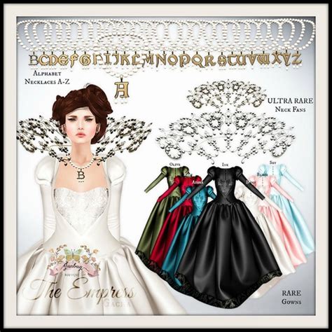 Second Life Marketplace {junbug} The Empress Neck Fan Golden Ultrarare