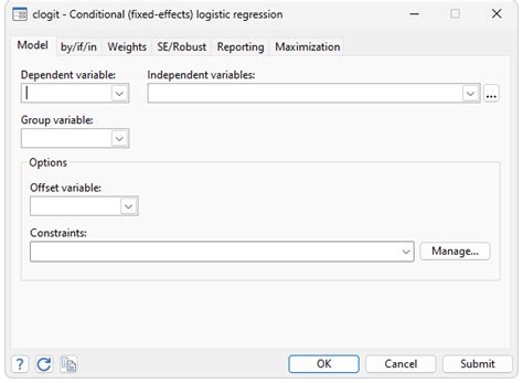 Logistic Regression Stata