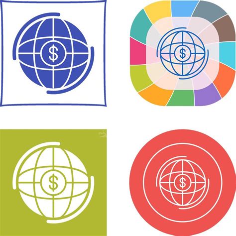 Globe Icon Design Vector Art At Vecteezy