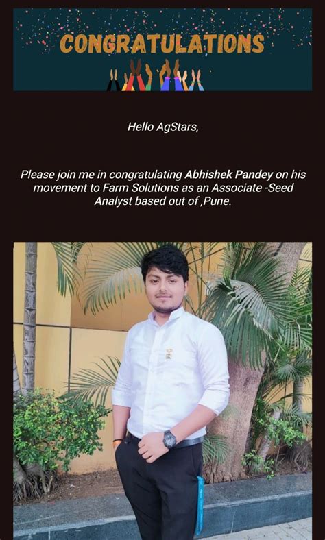 abhishek kumar pandey on linkedin agriculture promation seedtesting agriculture