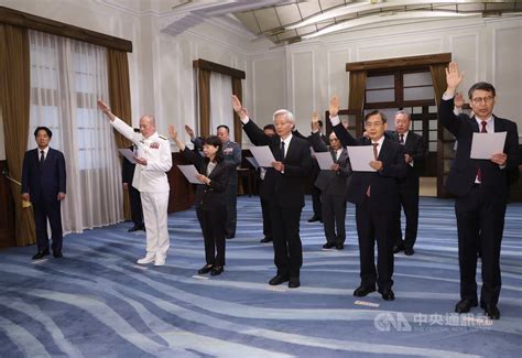 蔡總統監誓 參謀總長梅家樹上將等人完成宣誓 政治 中央社 Cna