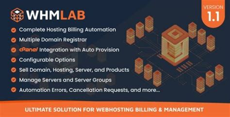Whmlab V12 Nulled Ultimate Solution For Webhosting Billing And