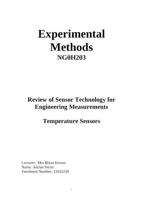 DOCX Ass Review Of Sensor Technology For Engineering Measurements DOKUMEN TIPS