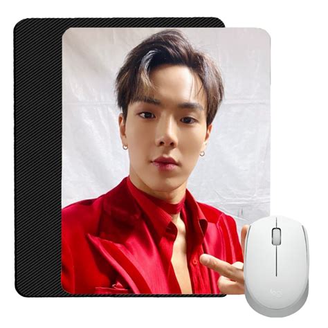 แผ่นรองเมาส์ Mouse Pad พิมพ์ลาย นักร้องเกาหลี ชยอนู มอนสตาเอ็กซ์ Shownu Monsta X Shopee Thailand