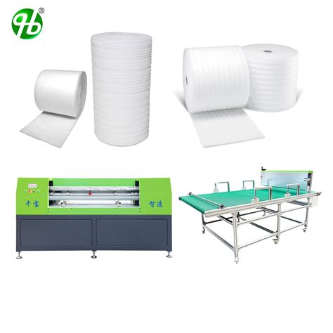 Expanded Polyethylene Foam Roll Planks Sheets Polyethylene Foam Blocks Auto Cutting Machine With