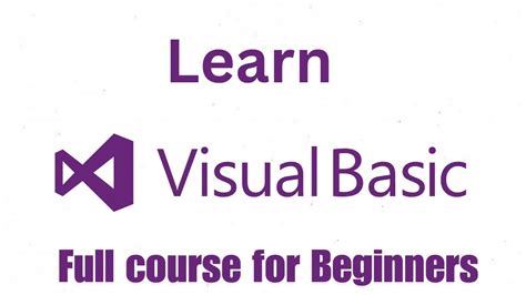 Complete Vb Course For Beginners 2024 Learn Visual Basic From Scratch Visual Basic Vb