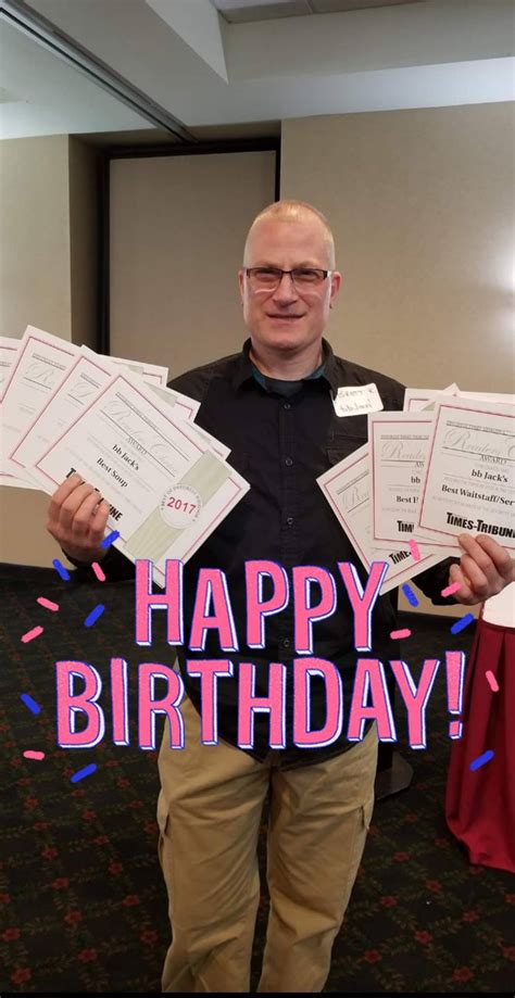 Happy Birthday To Our Gm Brett Bb Jacks Deforest