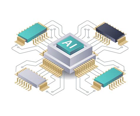 Premium Vector Artificial Intelligence Data Network Technology System