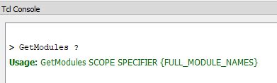 The VisualApplets Tcl Console Basler