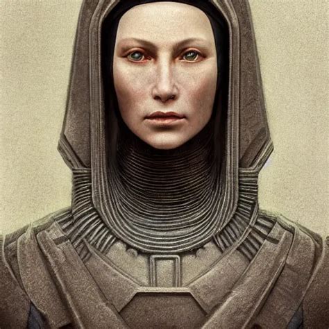 Sci Fi Portrait Of Bene Gesserit Order Sister By Stable Diffusion
