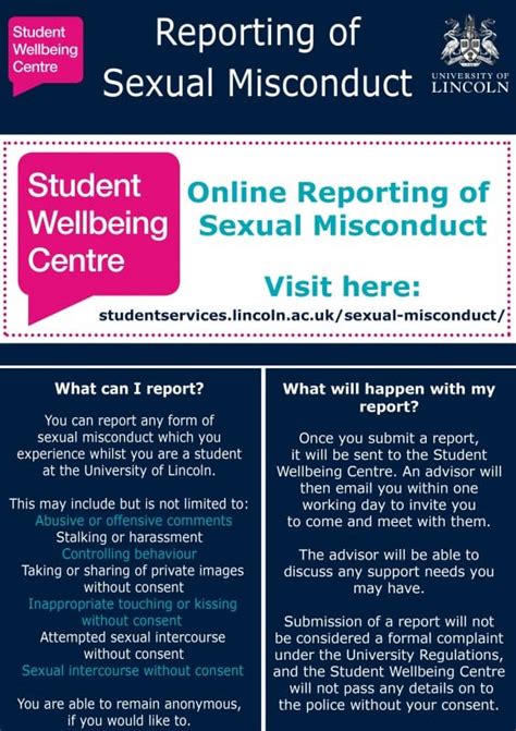 Sexual Misconduct Online Reporting System University Of Lincoln Babe News