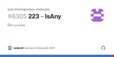 223 Isany · Issue 6305 · Type Challengestype Challenges · Github
