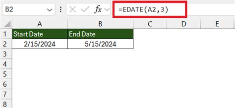 Excel Tips And Tricks How To Calculate Dates 3 Months From Today