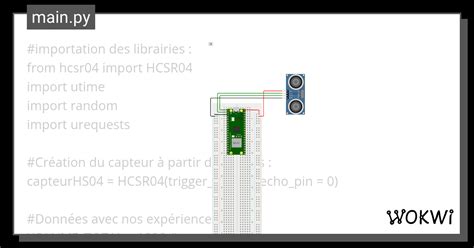 Capteur De Distance Projet Sin Wokwi Esp32 Stm32 Arduino Simulator