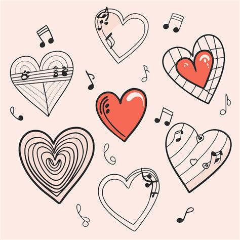 Love Patern Premium Ai Generated Vector