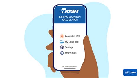 Revised Niosh Lifting Equation Ergonomics Cdc