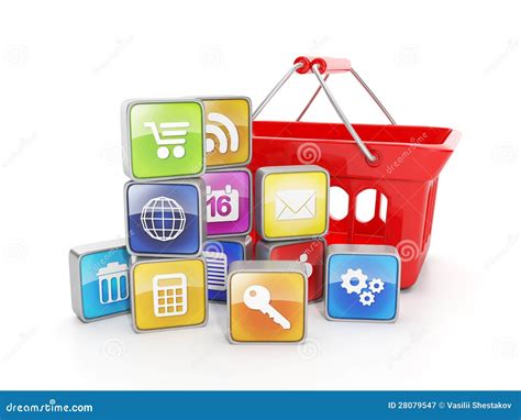 Software For Mobile Devices Stock Illustration Illustration Of