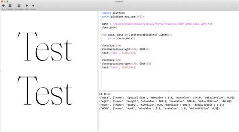 Unexpected Variable Font Behaviour Around Axis Defaults · Issue 305 · Typemytypedrawbot · Github