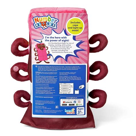 Numberblocks Plys Sing Along Med Otte Fra Learning Resources Køb I Dag