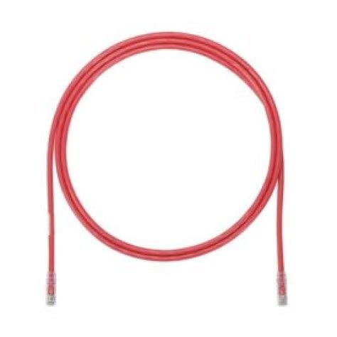 Panduit Patch Cord Cat 6A Cable UTP Rojo 7 Pies N P PD UTP6A7RD Cableado Estructurado