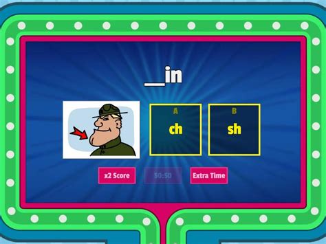 Digraph Game Gameshow Quiz