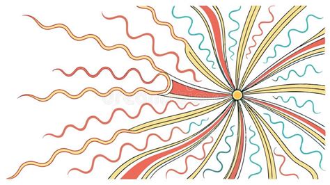 Abstract Sunburst Rays Dynamic Energy Background Vector Vector Design Generative Ai Stock