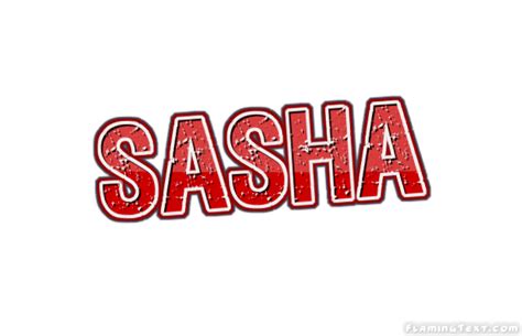 Sasha Logo Free Name Design Tool From Flaming Text
