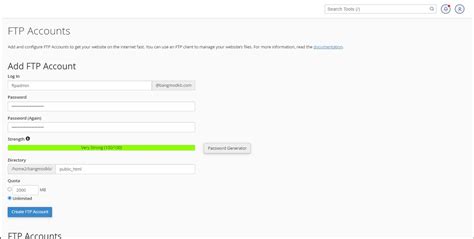 Ftp Accounts Bangmod Knowledge Base