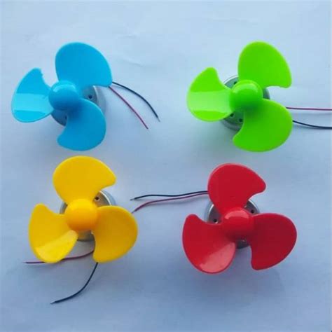 Jual Motor Dan Blade Propeler Mini Fan Motor Dc 3 6v Pemadam Api