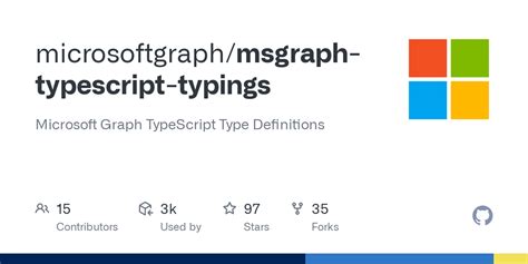 Github Microsoftgraphmsgraph Typescript Typings Microsoft Graph