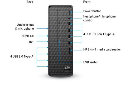 HP Slim Desktop PC S Af Il V Y AA Shop HP Com India