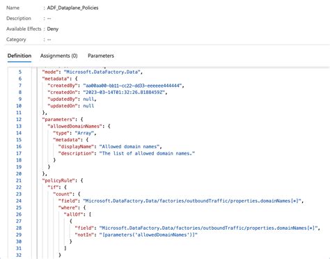 Outbound Network Rules With Azure Policy Preview Azure Data Factory