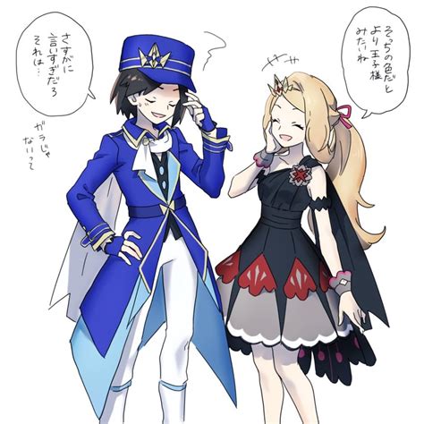 Serena Calem Serena And Calem Pokemon And 2 More Drawn By Hk Nt